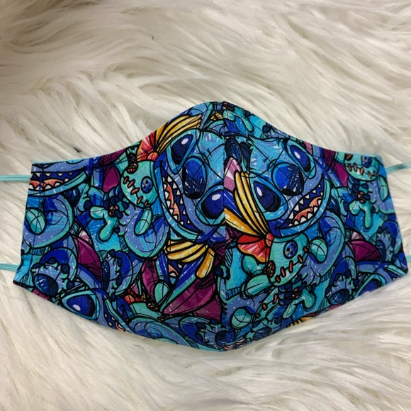 Hand Crafted | Accessories | Disney Lilo And Stitch Face Mask ...